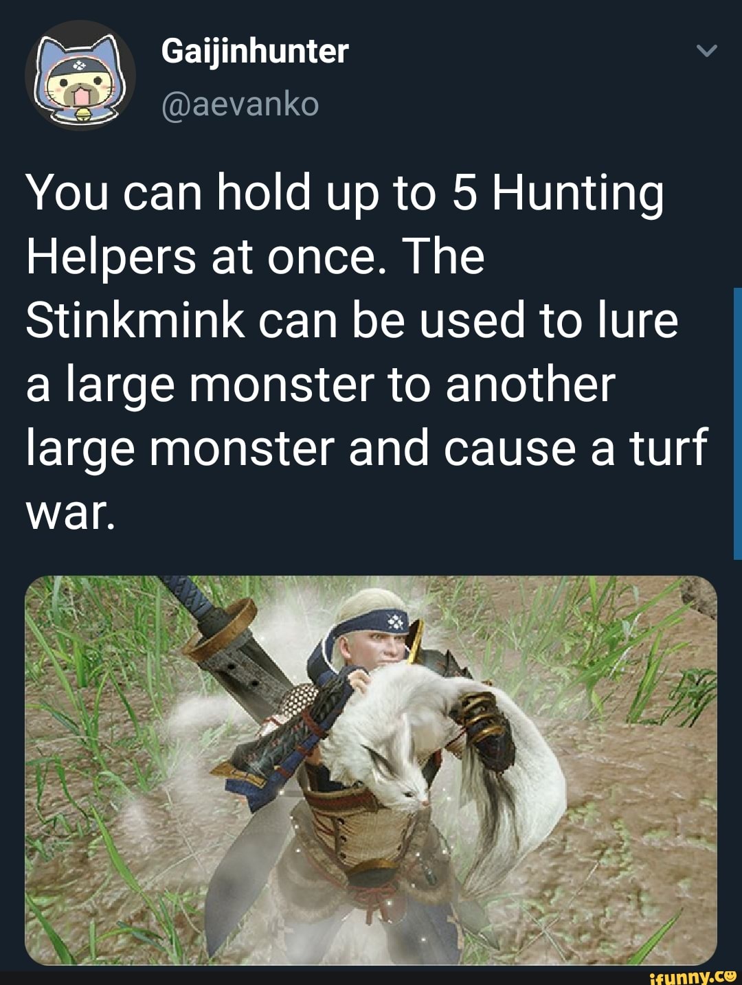 Gaijinhunter You can hold up to 5 Hunting Helpers at once. The ...