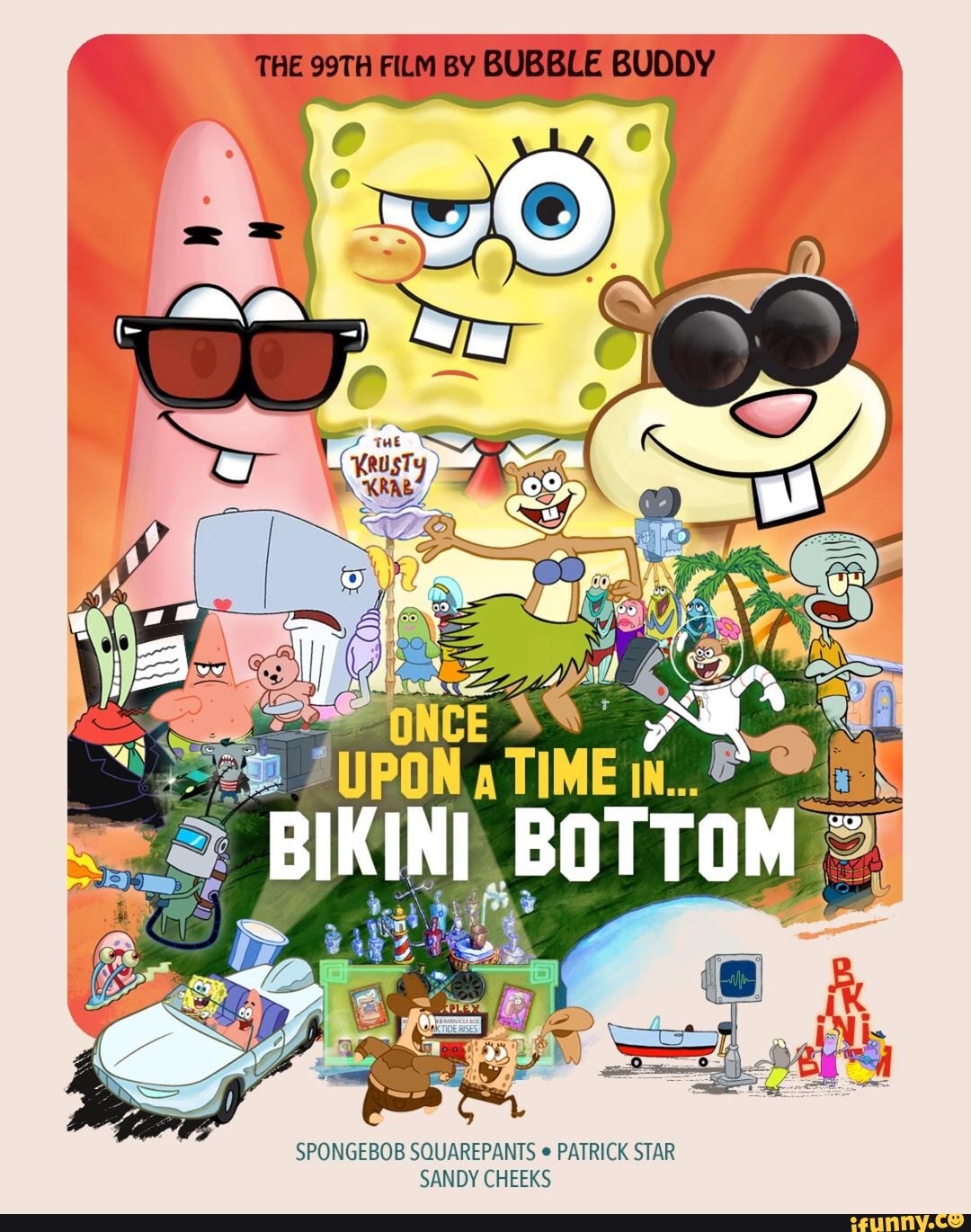 SPONGEBOB SQUAREPANTS e PATRICK STAR SANDY CHEEKS - iFunny