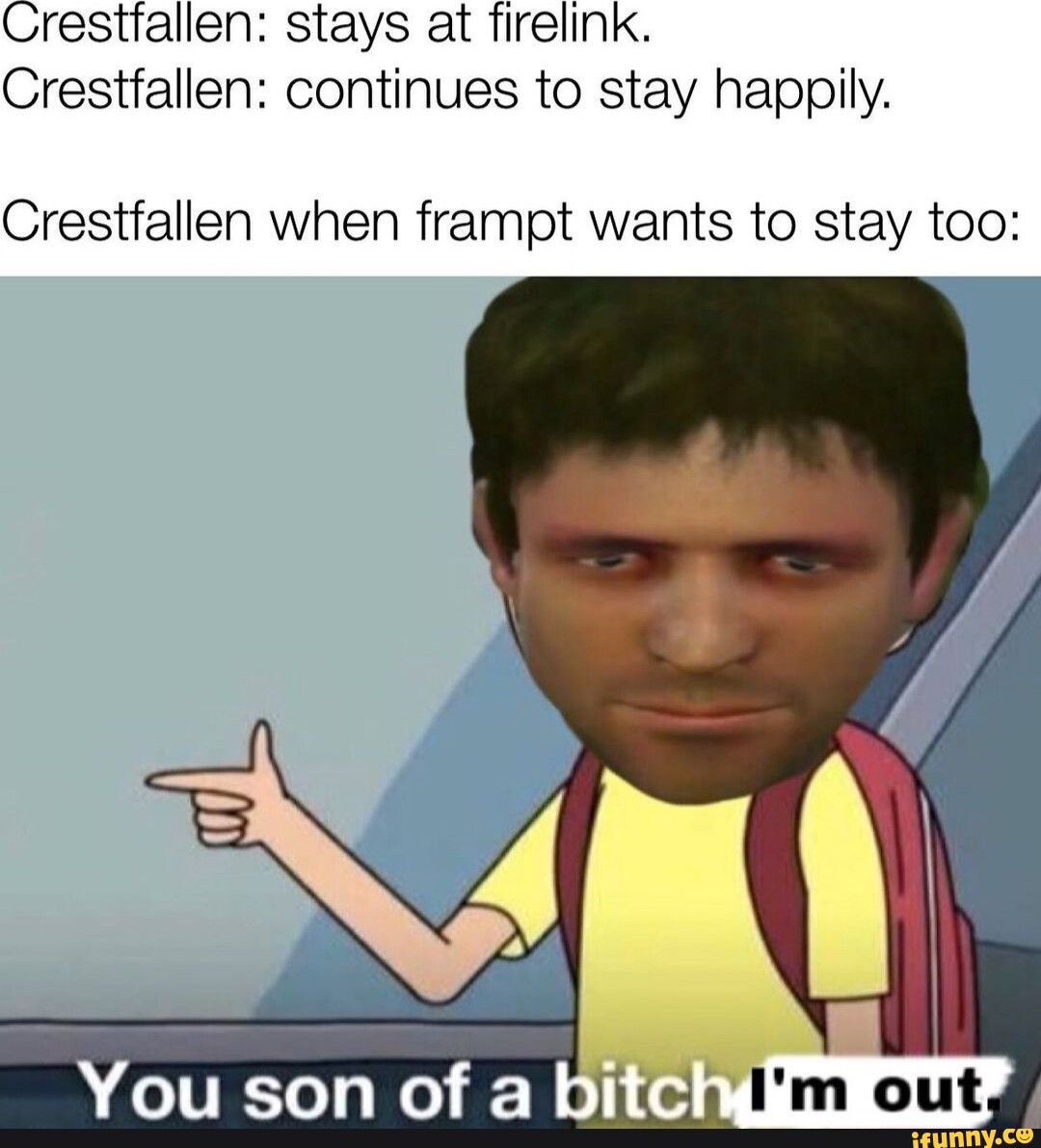 Crestfallen memes. Best Collection of funny Crestfallen pictures on iFunny