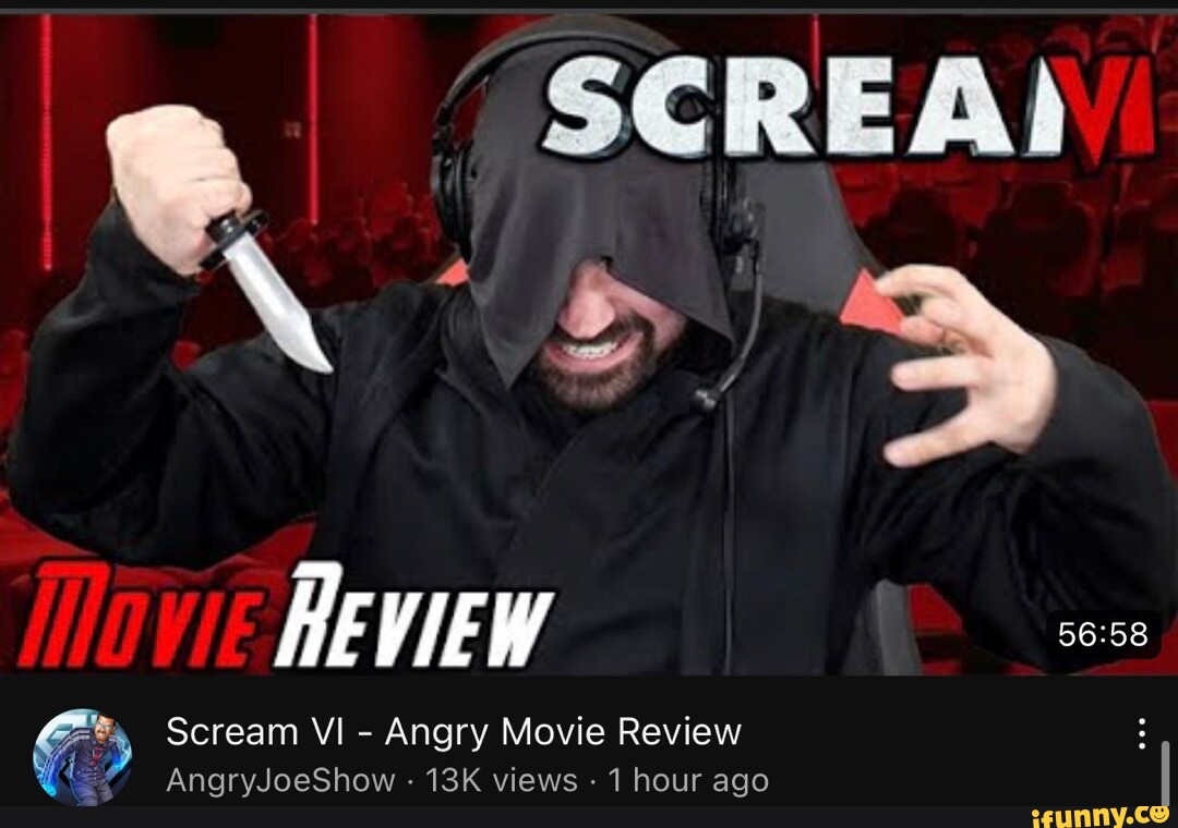 SCREA) Sp REVIEW Scream VI - Angry Movie Review AngryJoeShow views 1 ...