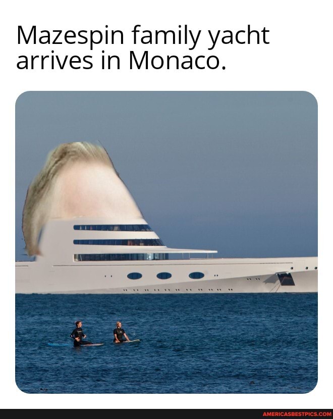 Mazespin family yacht arrives in Monaco. - America’s best pics and videos
