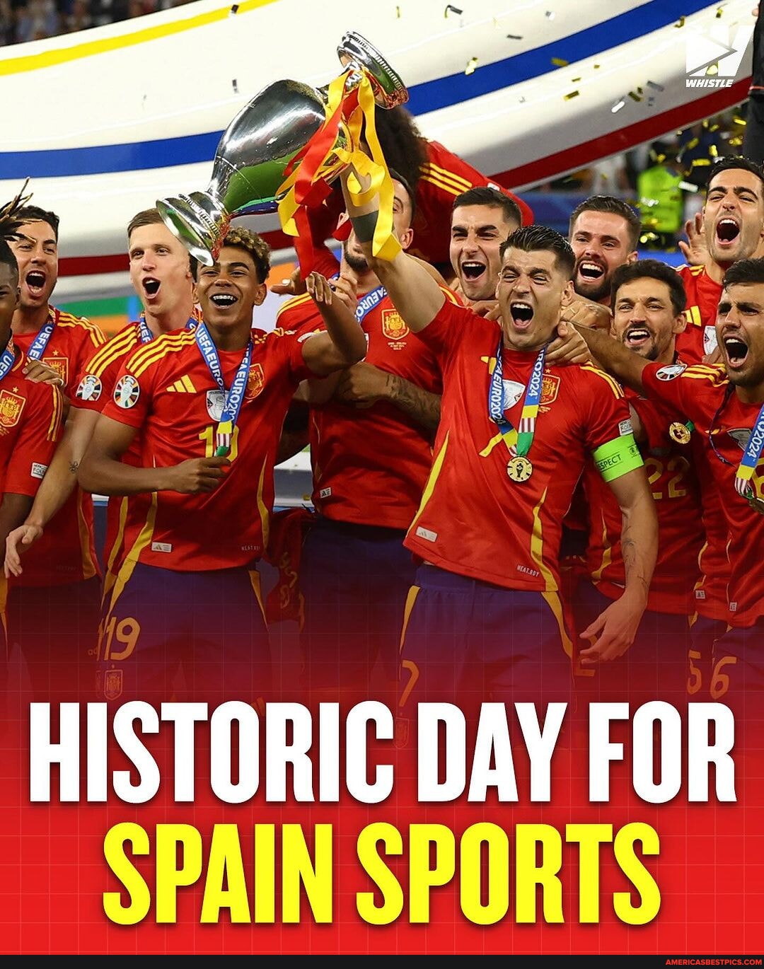 Spain is on top of the world - HISTORIC DAY FOR SPAIN SPORTS - America ...