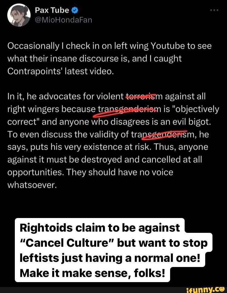 Contrapoints memes. Best Collection of funny Contrapoints pictures on ...