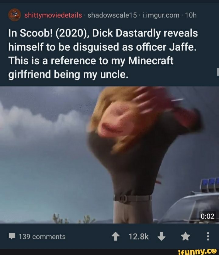 Shittymowedetails In Scoob! (2020), Dick Dastardly reveals himself to ...