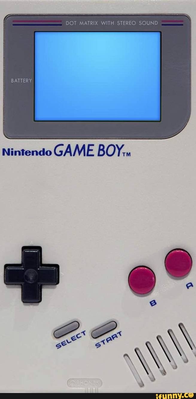 DOT MATRIX WITH STEREO SOUND Nintendo GAME BOY. - iFunny