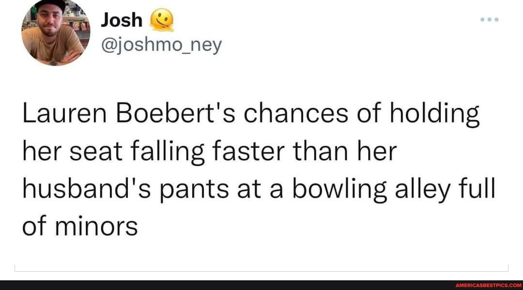 Josh @joshmo_ney Lauren Boebert's chances of holding her seat falling ...