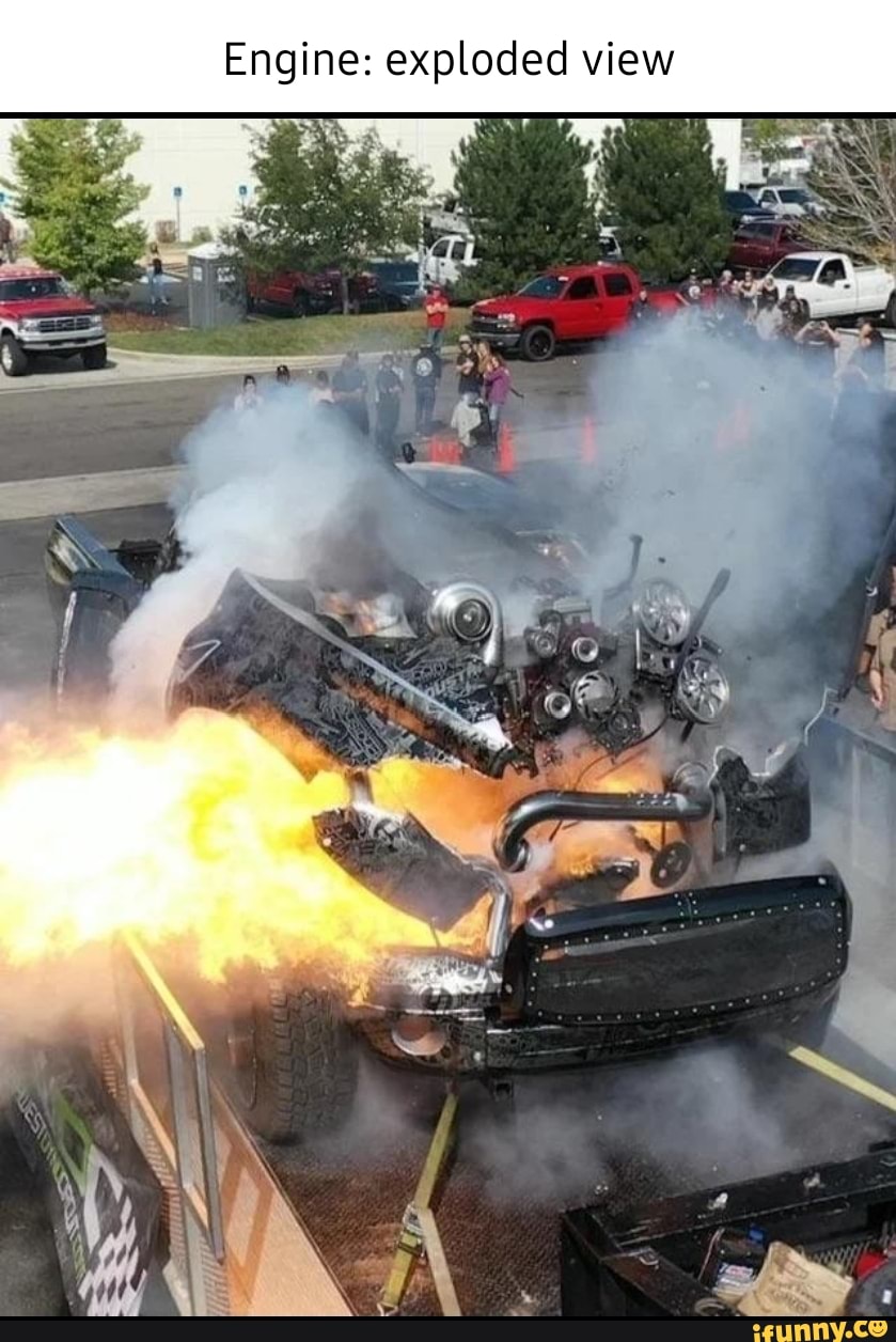 Engine: exploded view fe - iFunny