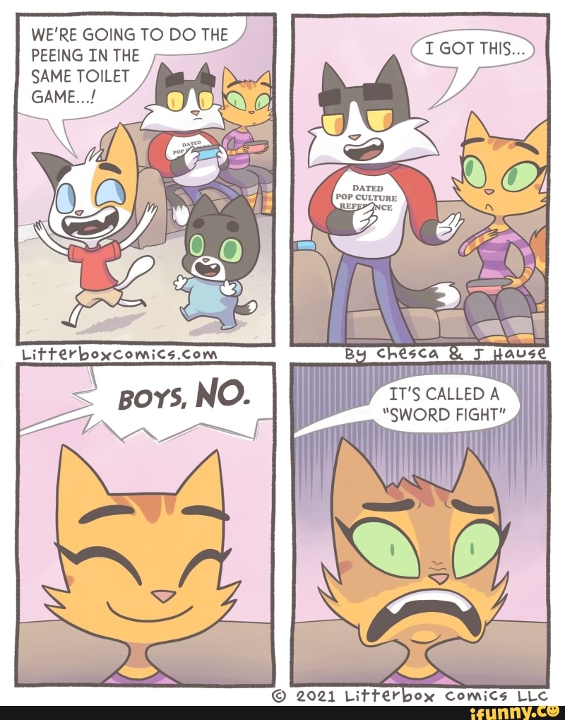 WE'RE GOING TO DO THE PEEING IN THE SAME TOILET GAME...f THIS... BY ...