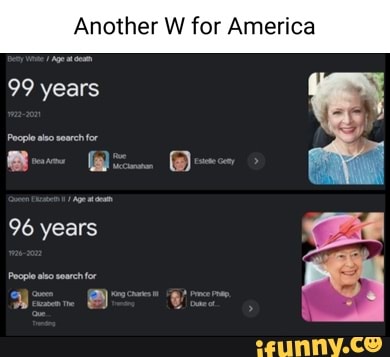 Another W for America 99 years 96 years Poople abo for - iFunny