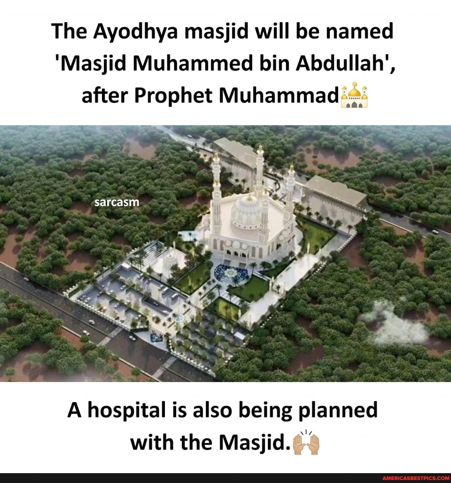 Bring it on - The Ayodhya masjid will be named 'Masjid Muhammed bin ...
