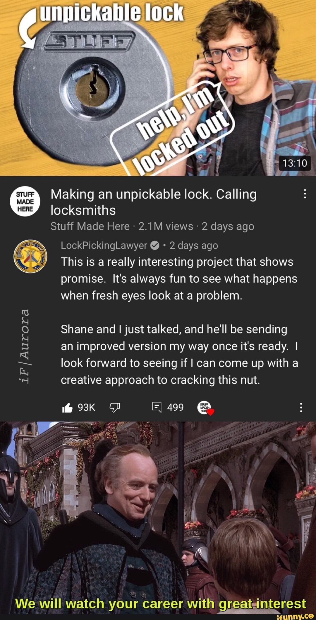 Making an unpickable lock. Calling locksmiths Stuff Made Here 2.1M ...