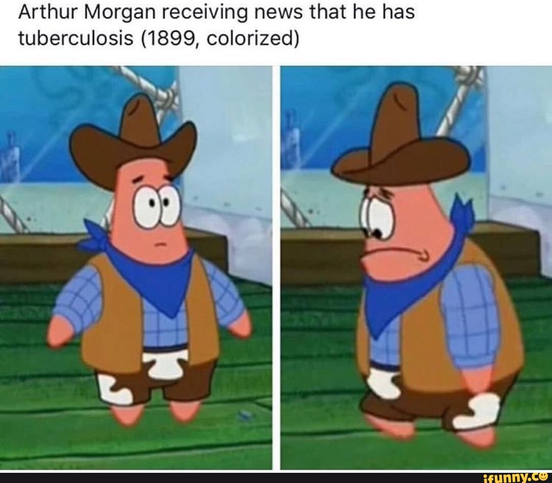 Arthur Morgan receiving news that he has tuberculosis (1899, colorized ...