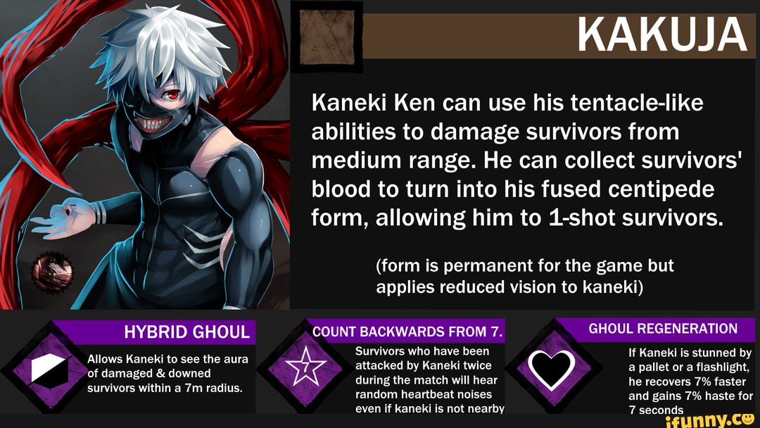 KAKUJA Kaneki Ken can use his tentacle-like abilities to damage ...