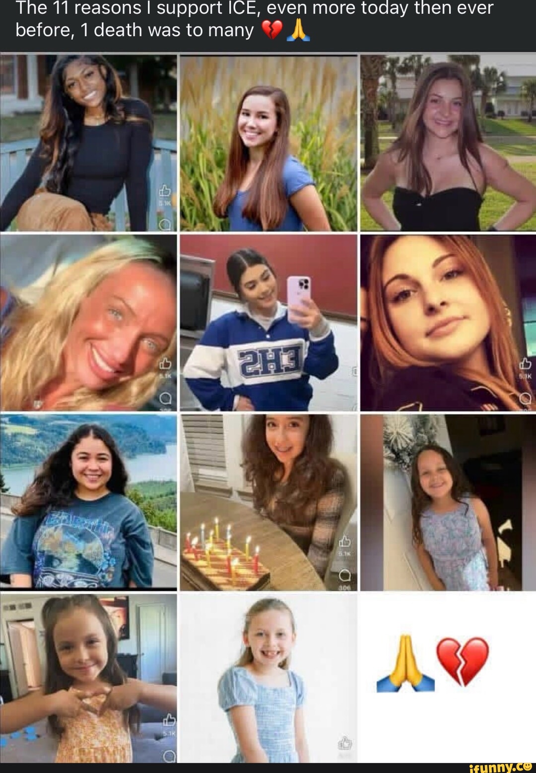 The 11 reasons I support ICE, even more today then ever before, 1 death ...