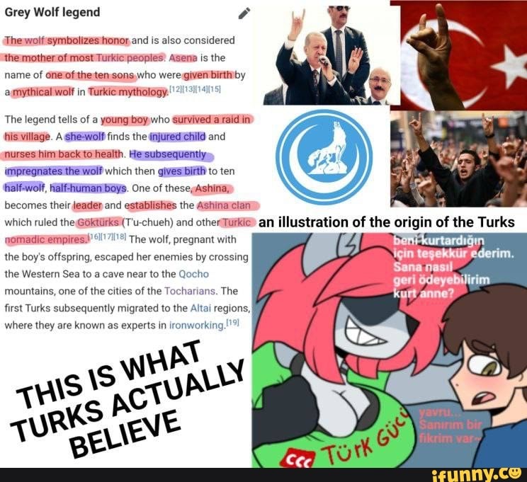 Grey Wolf legend 'Thewolfisymbolizesthonos, and is also considered 'the ...