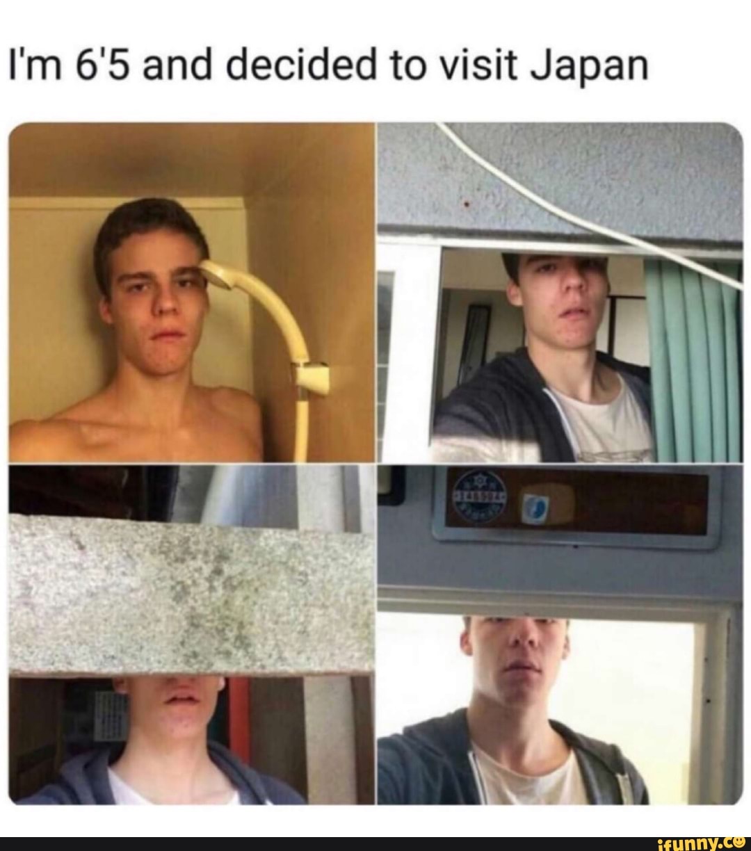 I'm 6'5 and decided to visit Japan - iFunny