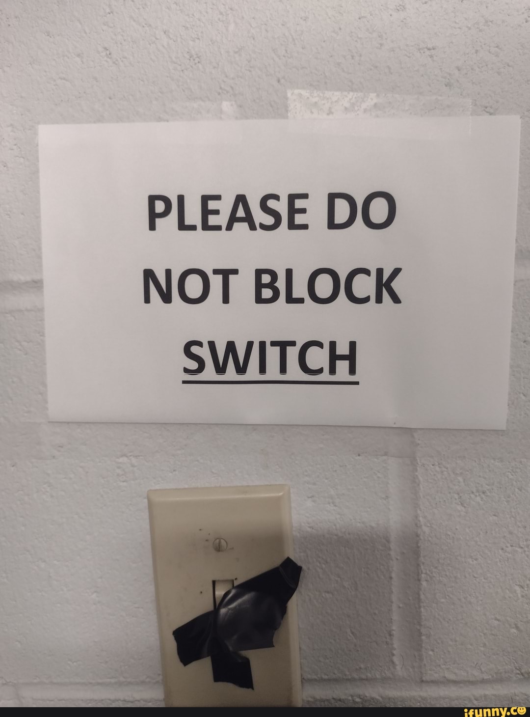 PLEASE DO NOT BLOCK SWITCH - iFunny