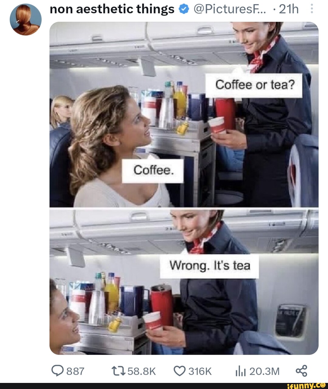 Non aesthetic things @Picturesk.. I h or tea? Coffes. Wrong. t's tea 20 ...