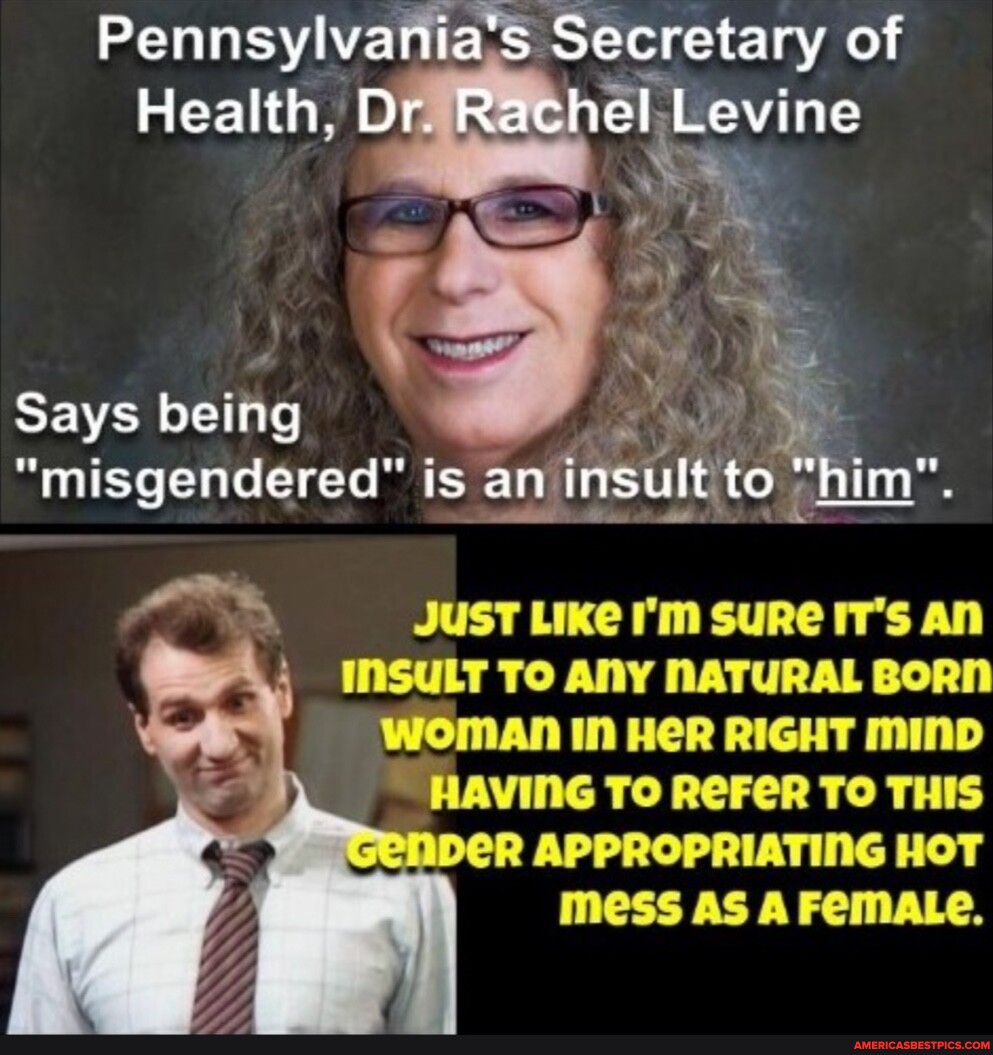 Pennsylvania's Secretary of Health. Dr Rachel Levine Says being JUST ...