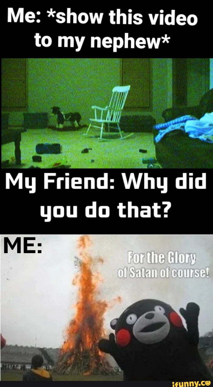 For The Glory Of Satan Meme