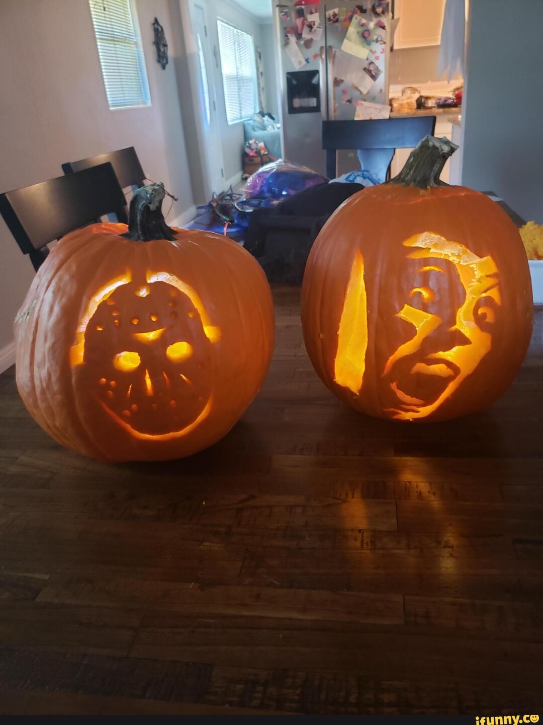 Jason Voorhees Pumpkin Carving
