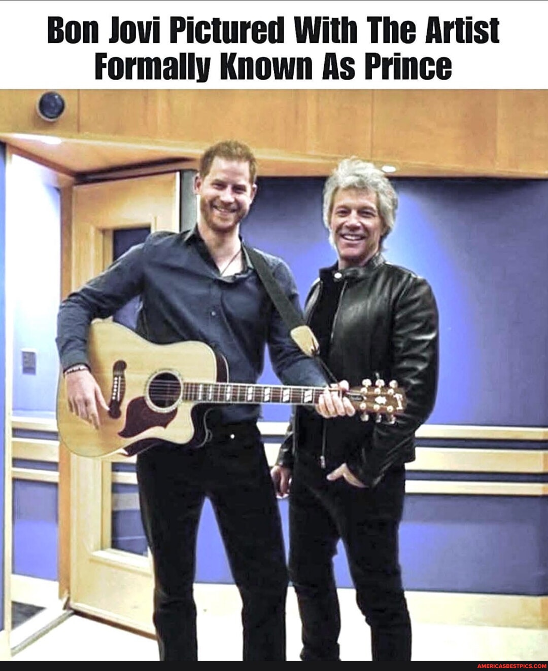 Bon Jovi Pictured With The Artist Formally Known As Prince - America’s ...
