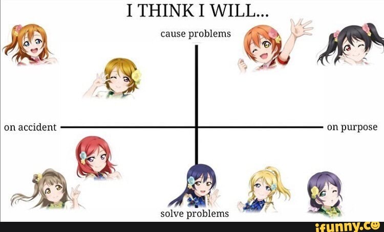 I THINK I WILL... cause problems & on accident on purpose - iFunny