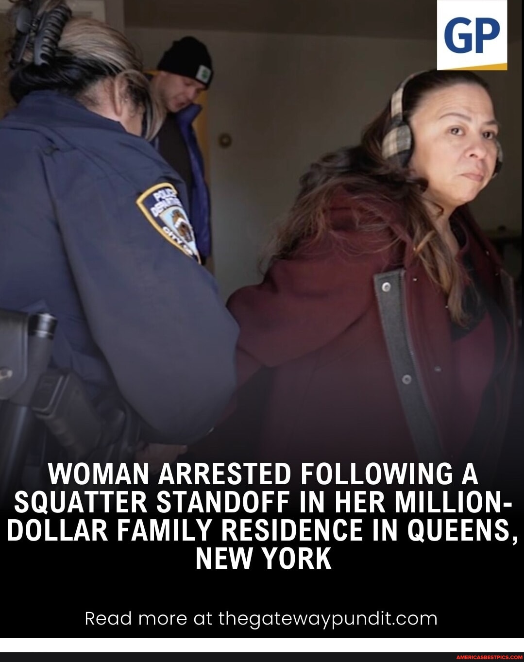 WOMAN ARRESTED FOLLOWING A SQUATTER STANDOFF IN HER MILLION- DOLLAR FAMILY RESIDENCE IN QUEENS ...