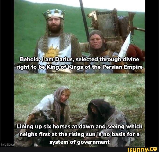 Behold. am Darius, setected through divine Tight to he King ofKings of ... Behold. am Darius, setected through divine Tight to he King ofKings of ...
