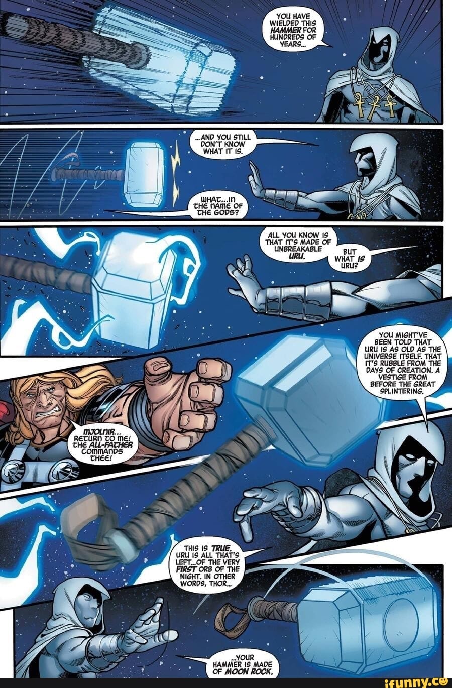 You HAVE WIELDED THIS HAMMER FOR HUNDREDS OF YEARS... ALL YOU KNOW THAT ...