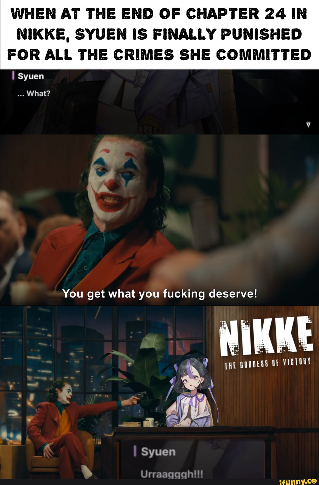Syuen gets what she deserves - WHEN AT THE END OF CHAPTER 24 IN NIKKE ...
