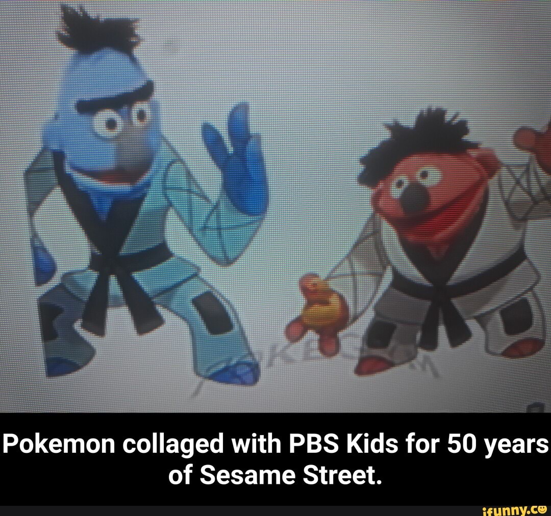 Pokemon collaged with PBS Kids for 50 years of Sesame Street. - Pokemon ...