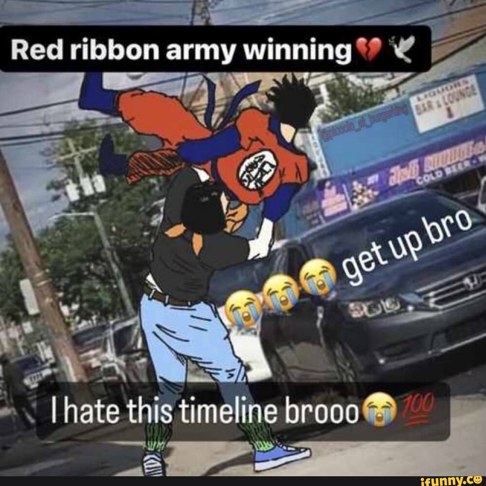 Red ribbon army winning I - iFunny