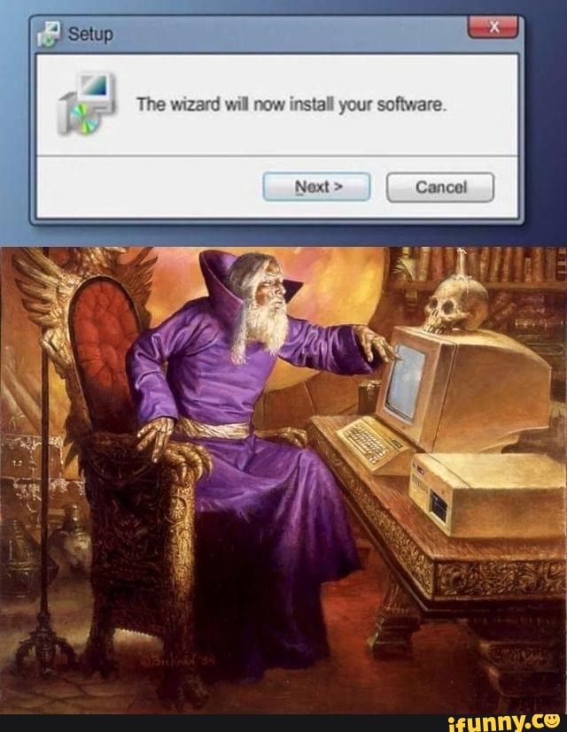 Setup The wizard will now install your software - iFunny