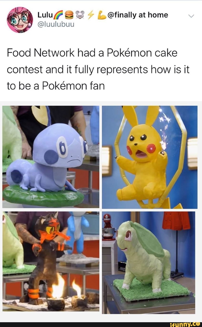 Food Network had a Pokémon cake contest and it fully represents how is ...