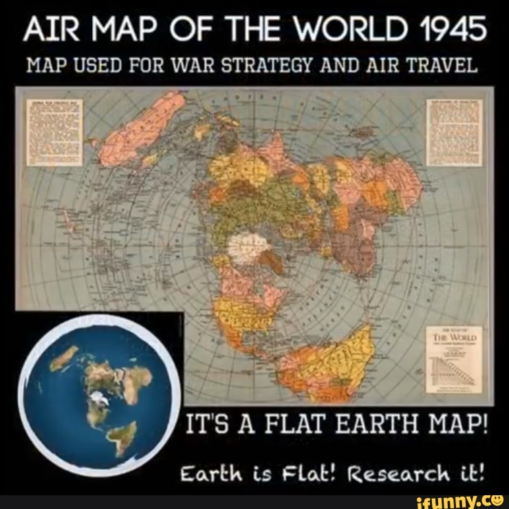 AIR MAP OF THE WORLD 1945 MAP USED FDR WAR STRATEGY AND AIR TRAVEL - iFunny