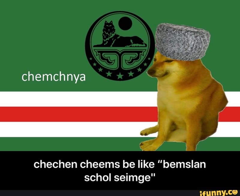 Chemchnya chechen cheems be like "bemslan - chechen cheems be like ...