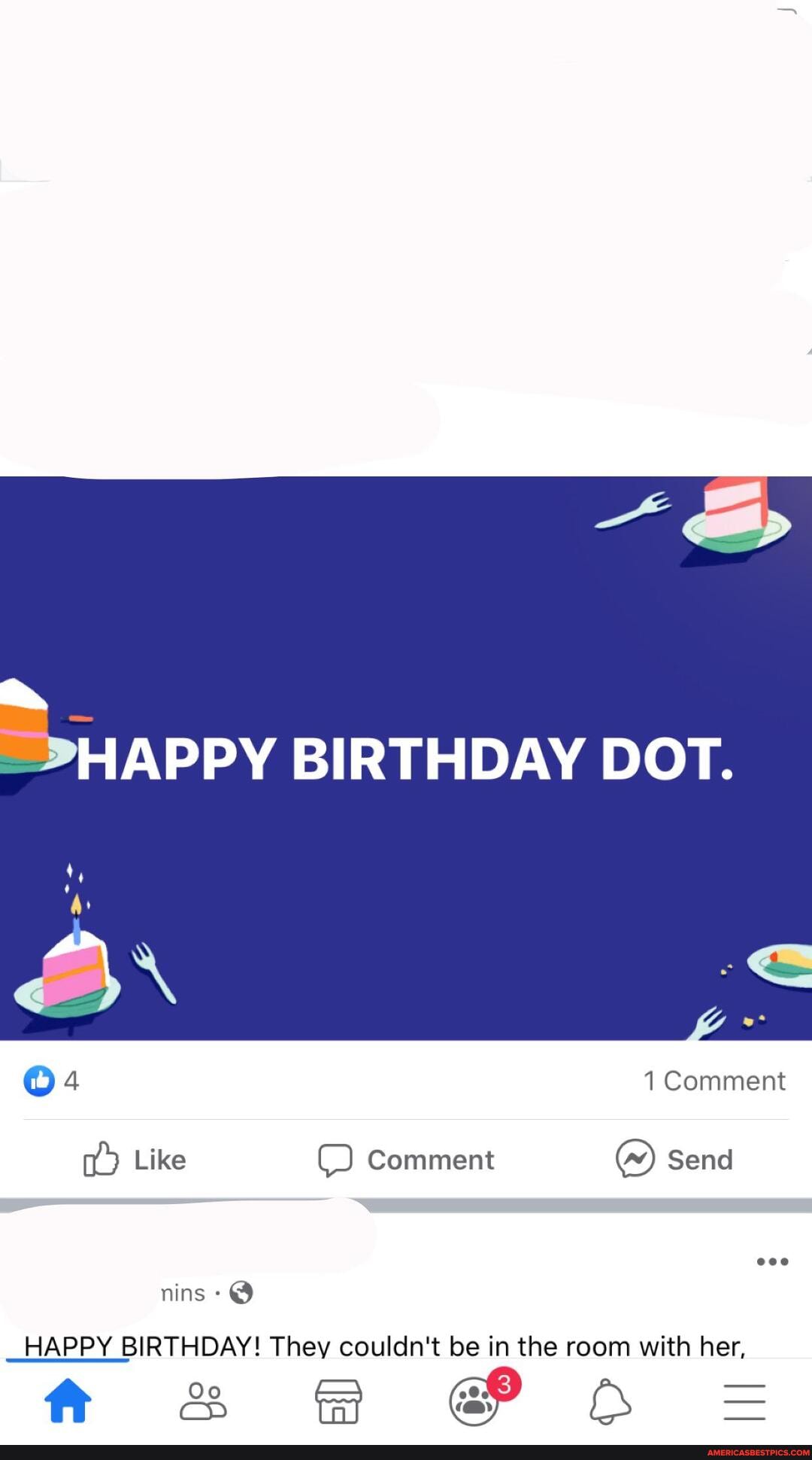 >HAPPY BIRTHDAY DOT. HAPPY BIRTHDAY! They couldn't be in the room with ...