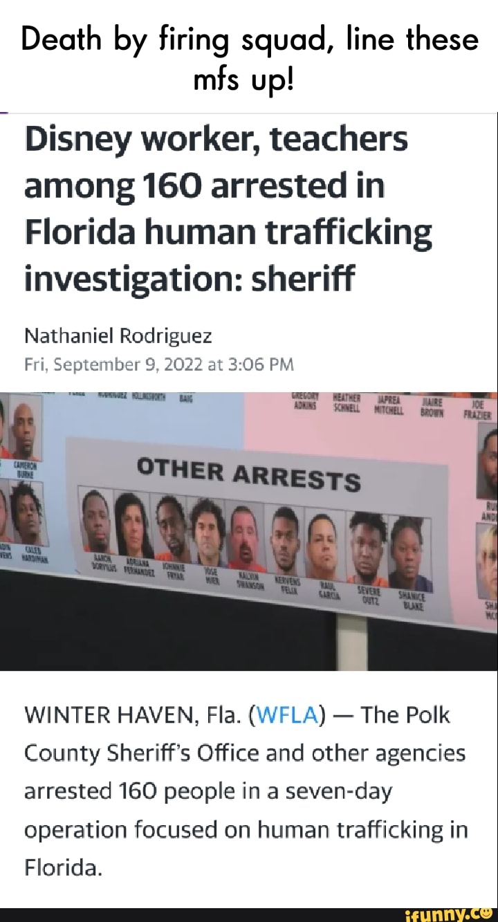 Death by firing squad, line these mfs up! Disney worker, teachers among ...