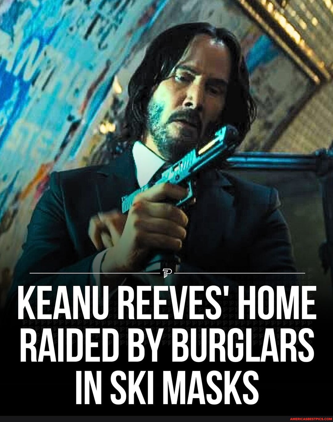 The home of Keanu Reeves has been targeted by a team of burglars ...