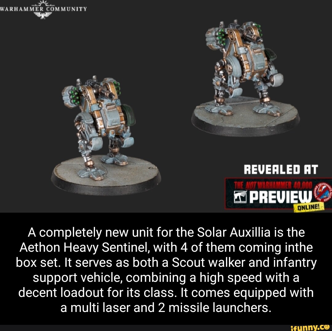 WARHAMMER COMMUNITY REVEALED AT THE MOT WARHAMMER 49,000 PREVIEW A ...