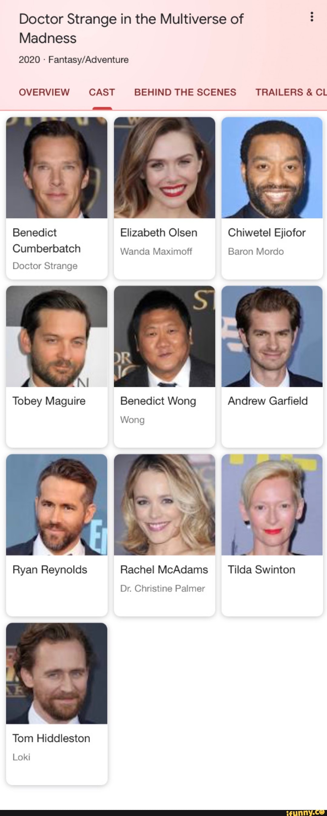 Doctor Strange in the Multiverse of Madness 2020 OVERVIEW CAST BEHIND ...