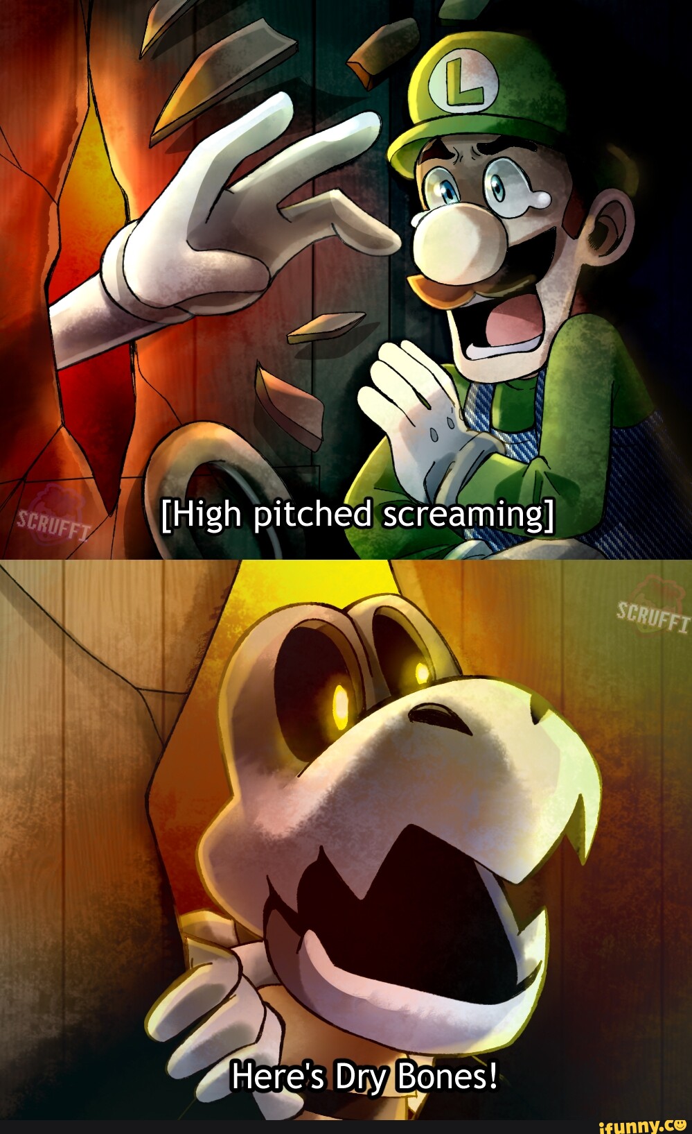 [High pitched screaming] Here's Dry Bones! - iFunny