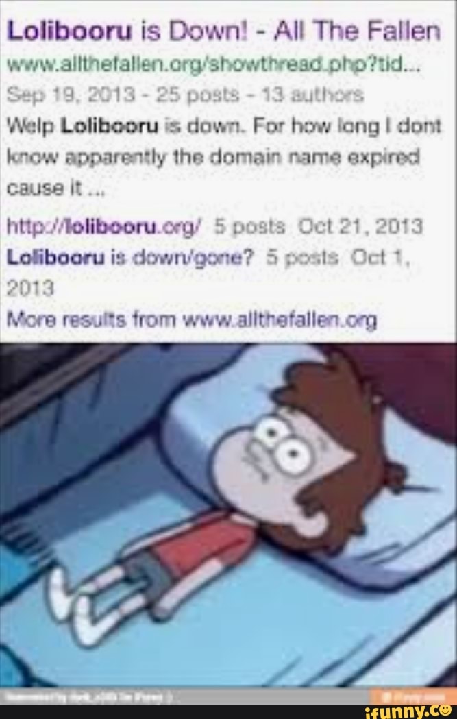Lolibooru is Down! - All The Fallen pho www.allthetalien.org'showth ...