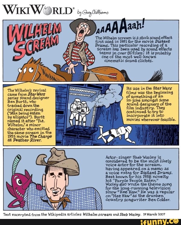 WIKIWORLD: by Sr llamo 'The Wilhelm scream is a stock sound effect ...
