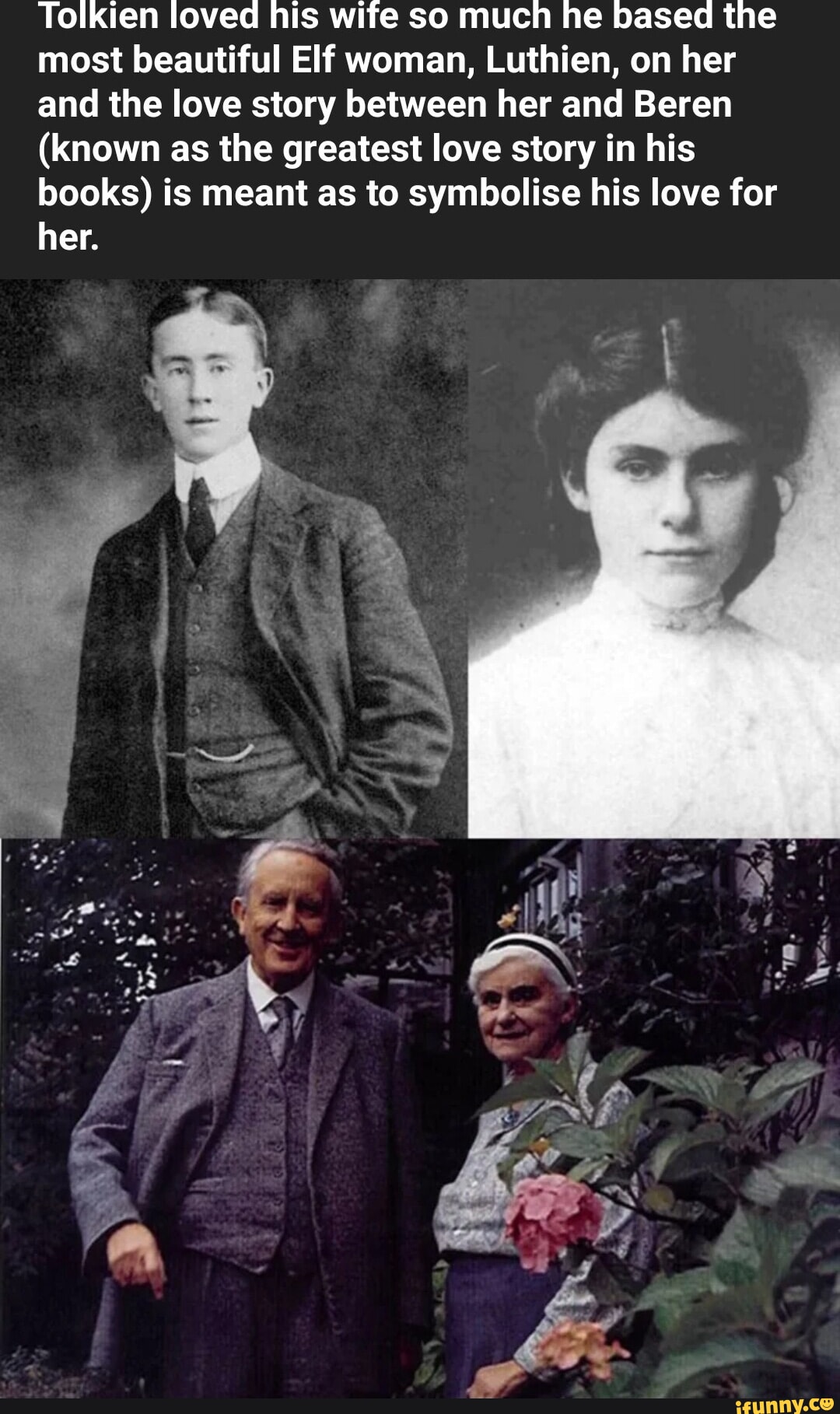 Tolkien loved his wife so much he based the most beautiful Elf woman ...