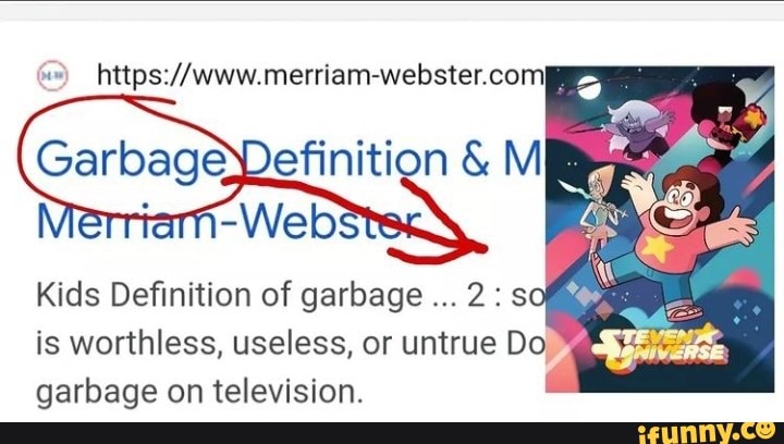 Garbage Definition Kids Definition of garbage 2: sa is worthless ...