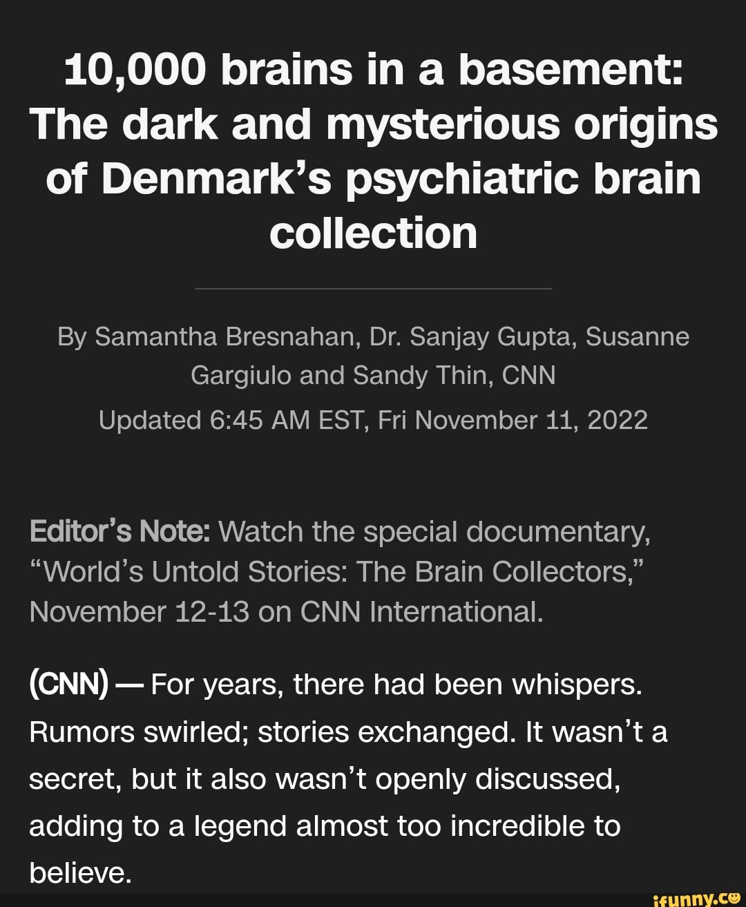 10,000 brains in a basement: The dark and mysterious origins of Denmark ...