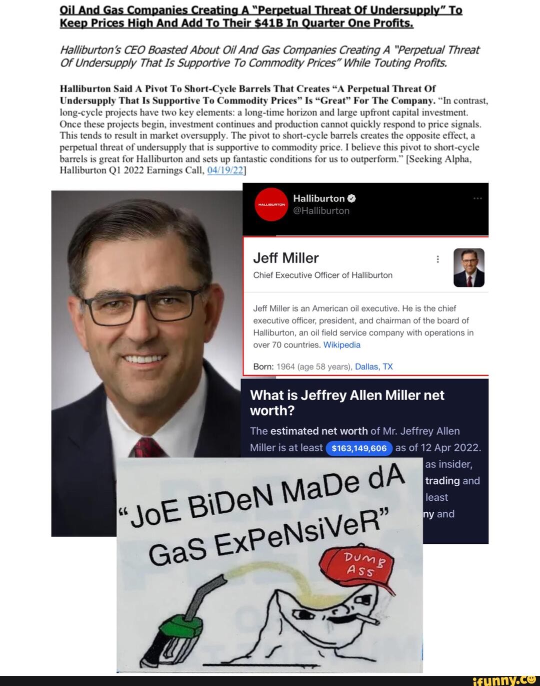 Halliburtons memes. Best Collection of funny Halliburtons pictures on ...