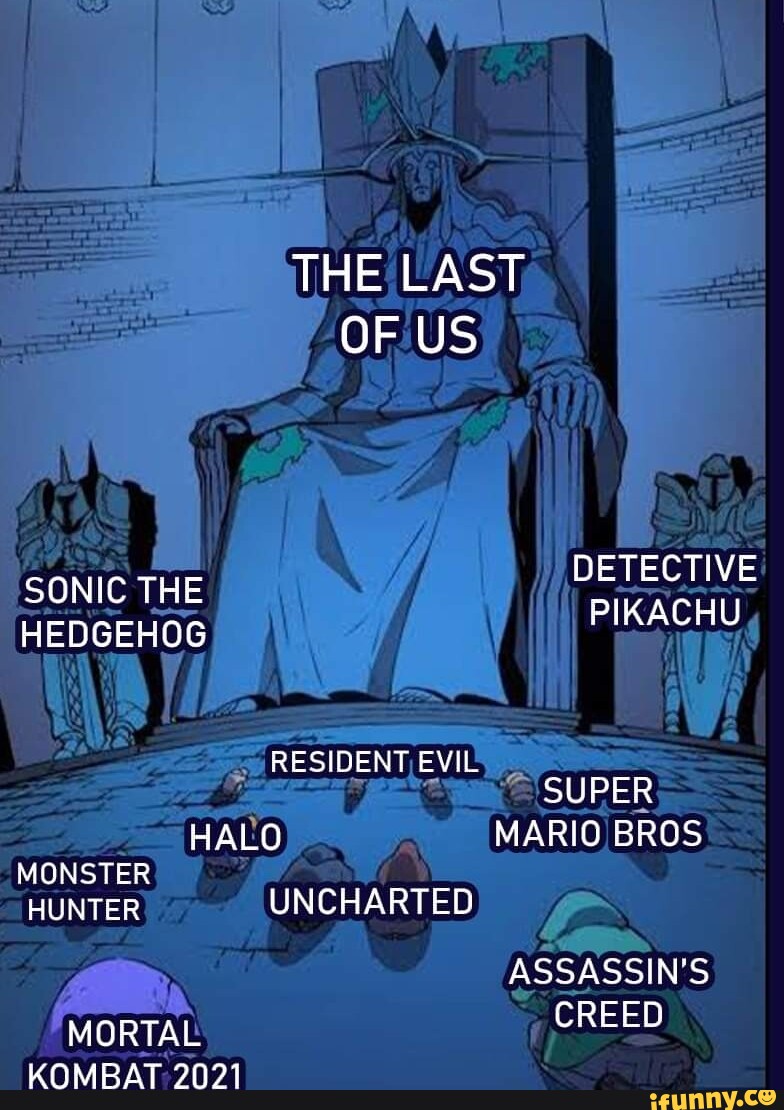 Ll THE LAST OF US SONIC THE HEDGEHOG RESIDENT EVIL SUPER HALO MARIO ...